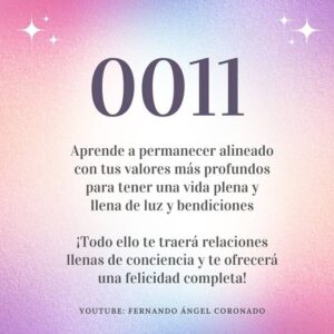 ¿Qué significado tiene el número 0011? Ver la Hora 00:11 - Fernando ...